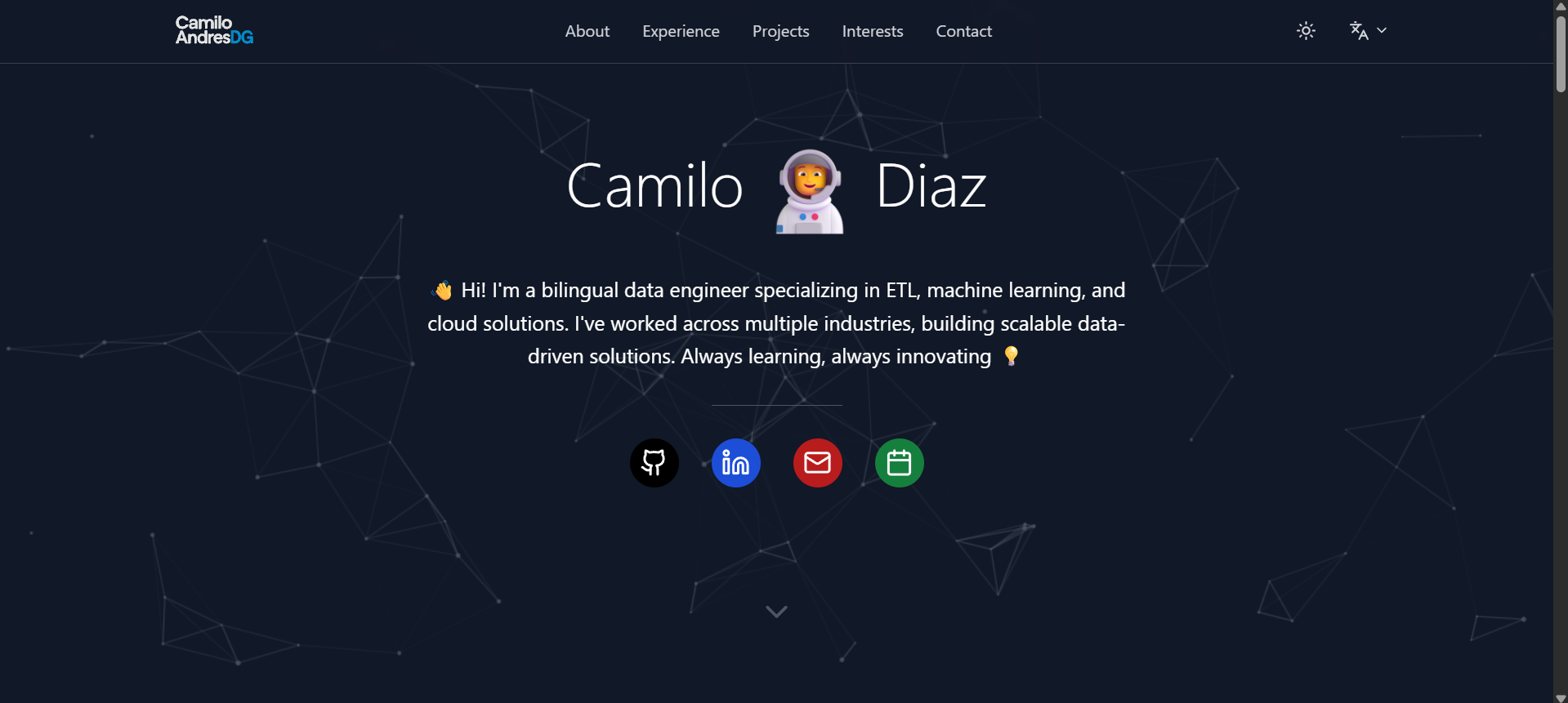 Camilo's Portfolio | Data Engineer & Data Scientist